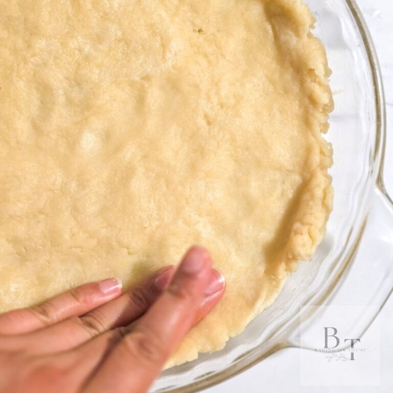 Melted Butter Pie Crust - Baking on Thyme